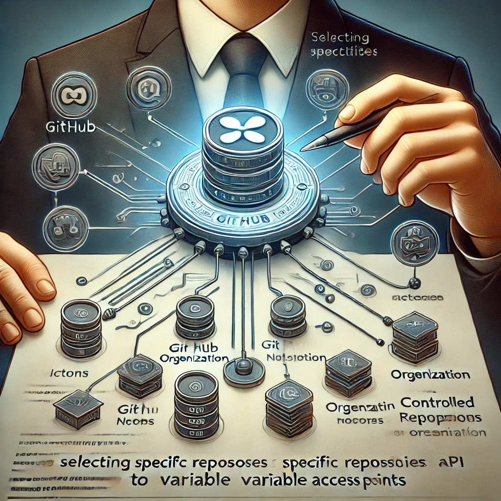 Github Actions API: Set selected repositories for an organization variable | Orchestra